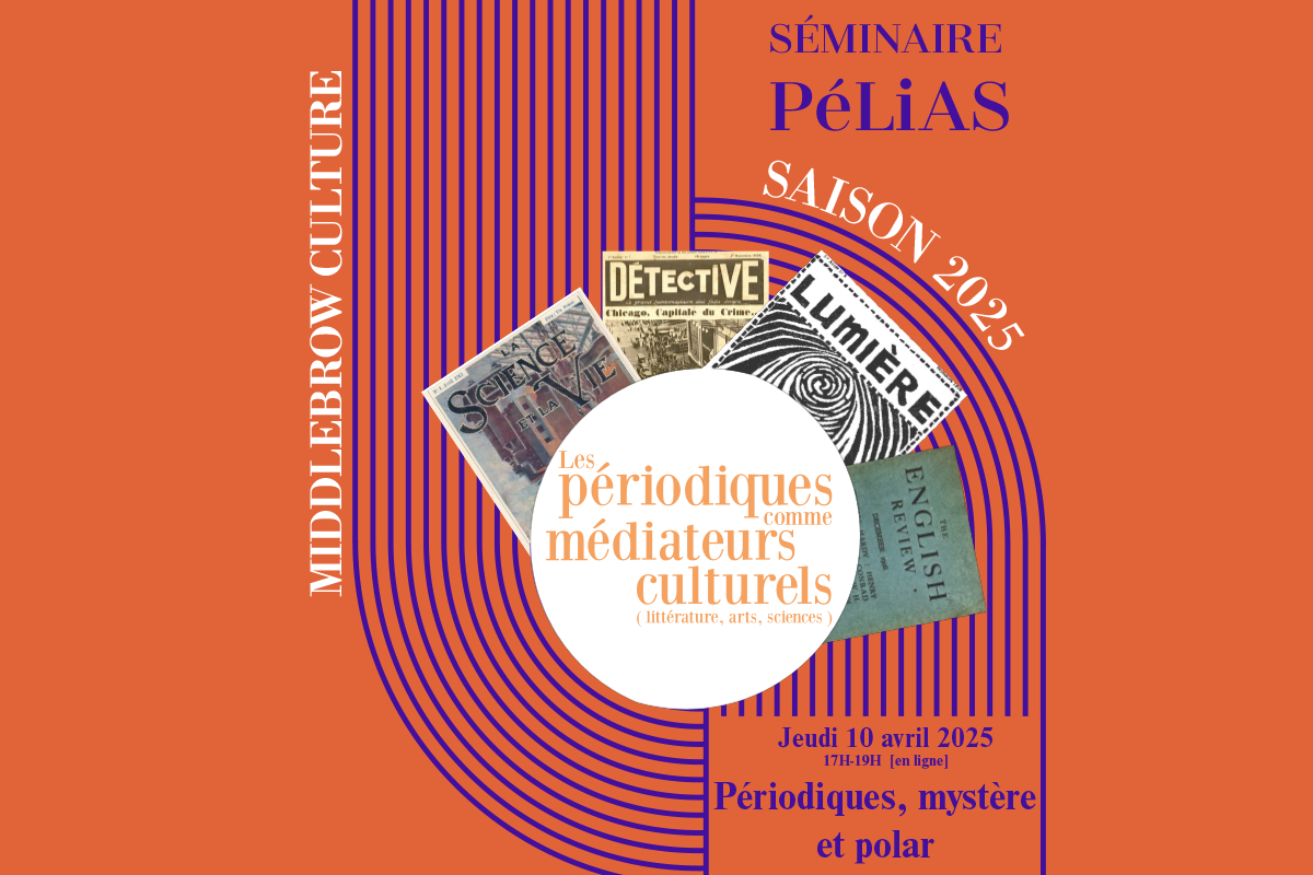 Séminaire PéLiAS Saison 2025 "Middlebrow Culture"